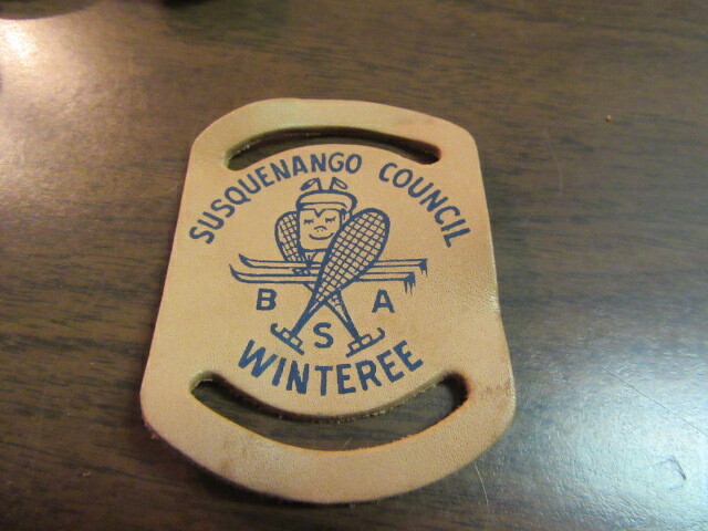 Susquenango Council Winteree Leather Slide c69 | eBay