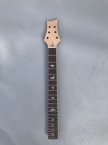 Mahogany Guitar Neck 22 Fret Rosewood Fretboard Bird Inlay 25.5 Inch ...