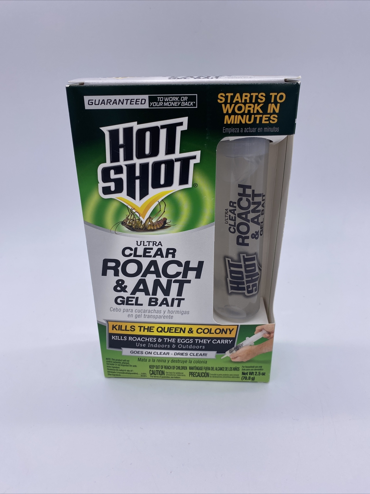 Hot Shot Ultra Clear Roach & Ant Gel Bait - 2.5 oz Tube & Applicator ...