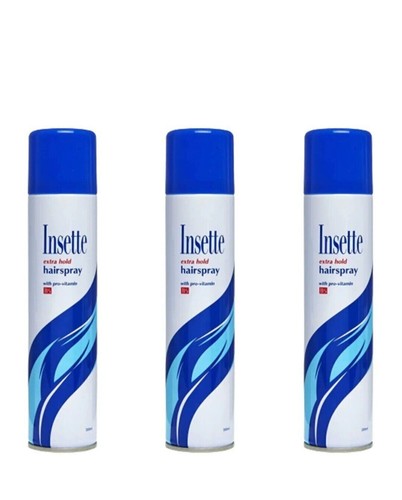 Insette Extra Hold Hair Spray With Pro-Vitamin B5 200ML &300ML/ Multi ...