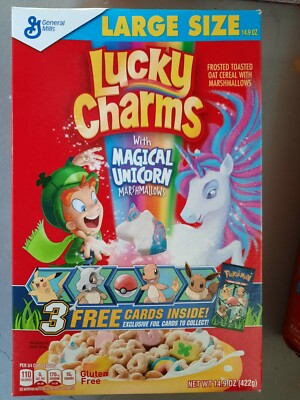2019!Lucky Charms Pokemon Sealed Box Holo Garanteed. 3 card Booster ...