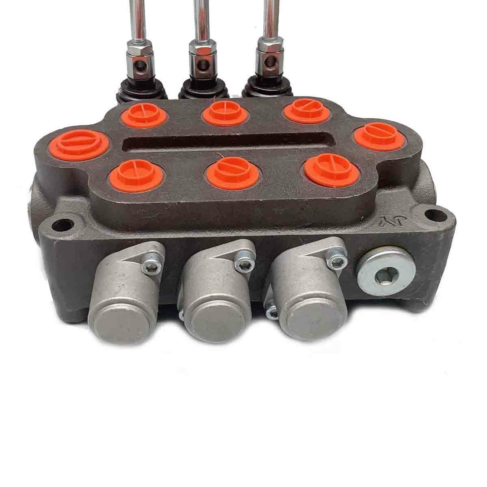 Hydraulic Valve 3 Spool 25gpm Hydraulic Control Valve Double Acting for ...