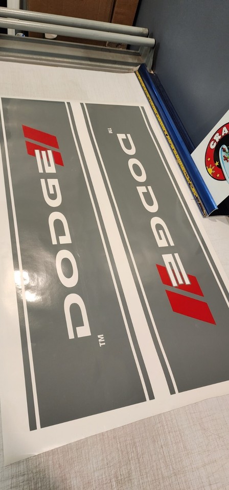 unauthentic, Ram 1500 bed stripes, Ram 1500 decal, TRX decal, Rebel bed ...