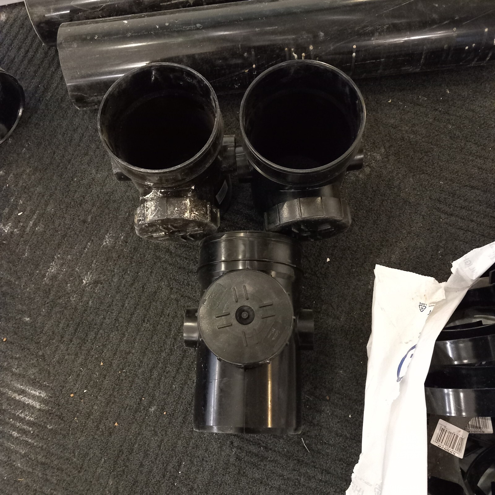 Osma 160mm drainage pipe , 45 deg bend , reducer , branch ,access pipe ...