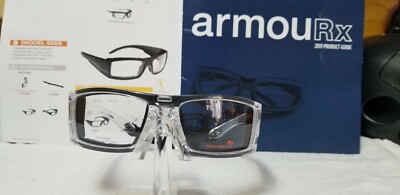 Armourx 6009N Crystal Safety Glasses Frame with Demo Lenses (NEW) Ready ...
