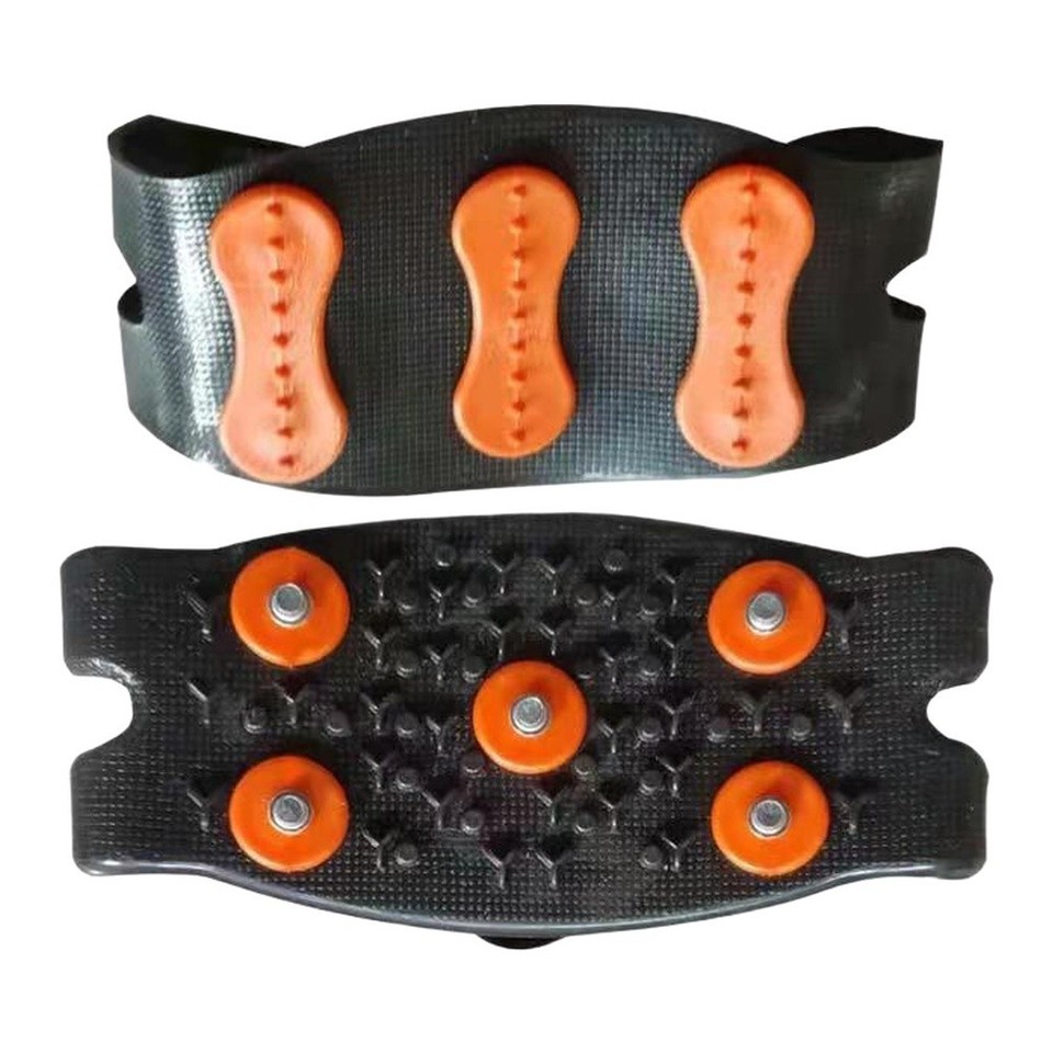 For Ice Fishing 5-tooth Crampon Toe Spikes Easy Slip-on Plastic Buckle ...