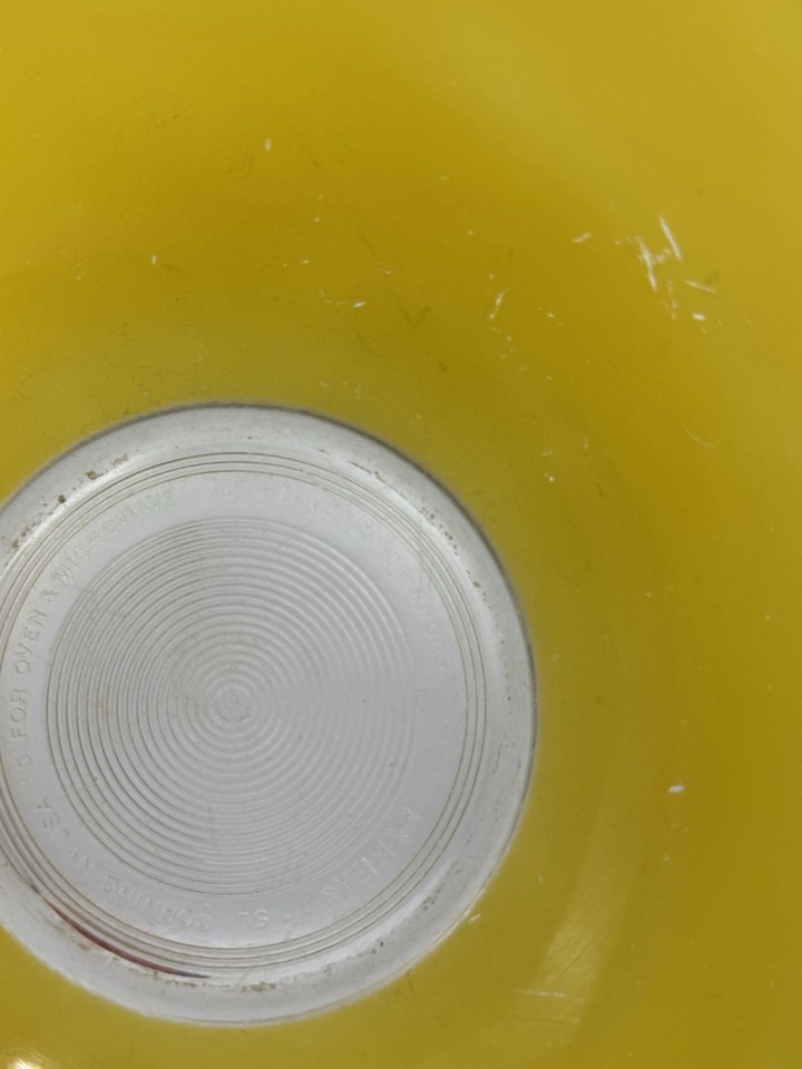 Vintage Pyrex Primary Colors Clear Bottom Nesting Bowls - Set of 4 | eBay