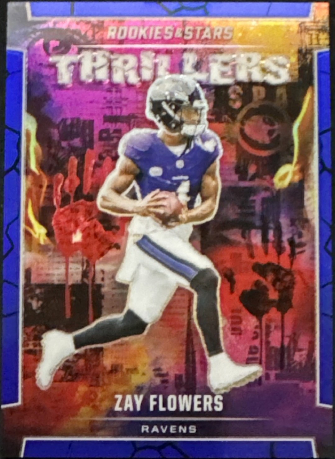 2024 Panini Rookies & Stars - Thrillers Zay Flowers #T-ZFS Blue /50 for ...