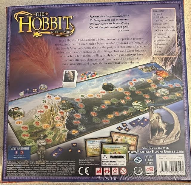 The Hobbit Board Game NEW FACTORY SEALED by Fantasy Flight Games | eBay