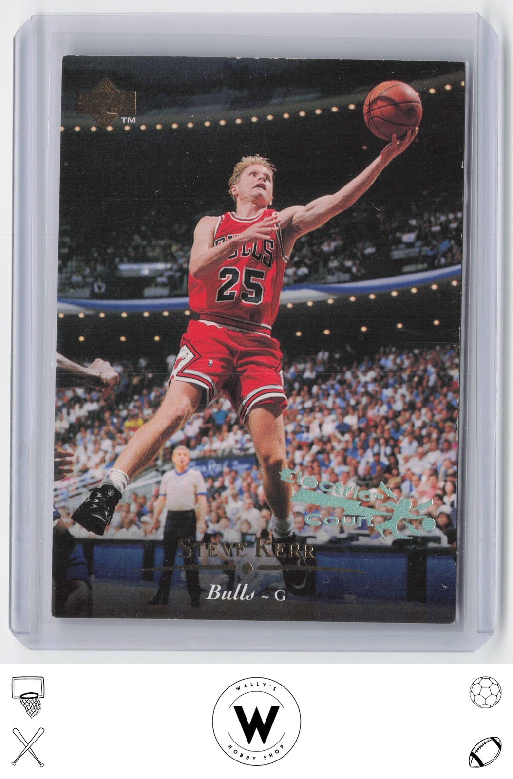 Steve Kerr 1995 Upper Deck #91 Electric Court Gold Price Guide - Sports ...