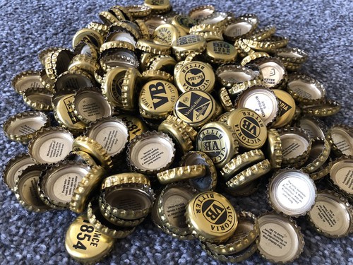 300 x VB Victoria Bitter Beer Bottle Caps Tops Mixed Recycle Arts ...