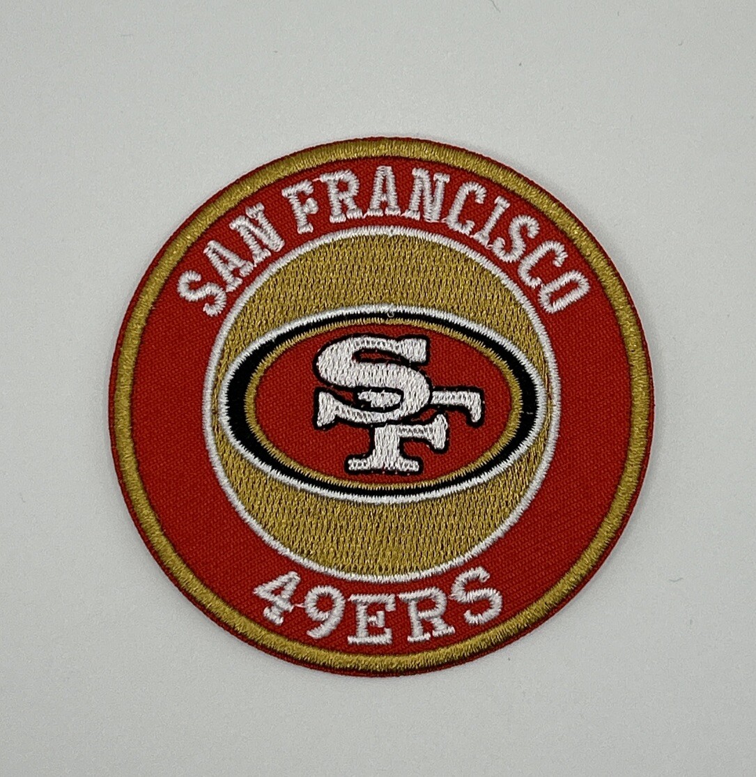 MR ALE NFL 3” San Francisco 49ers Patch Embroidered Iron-On/Sew-On ...