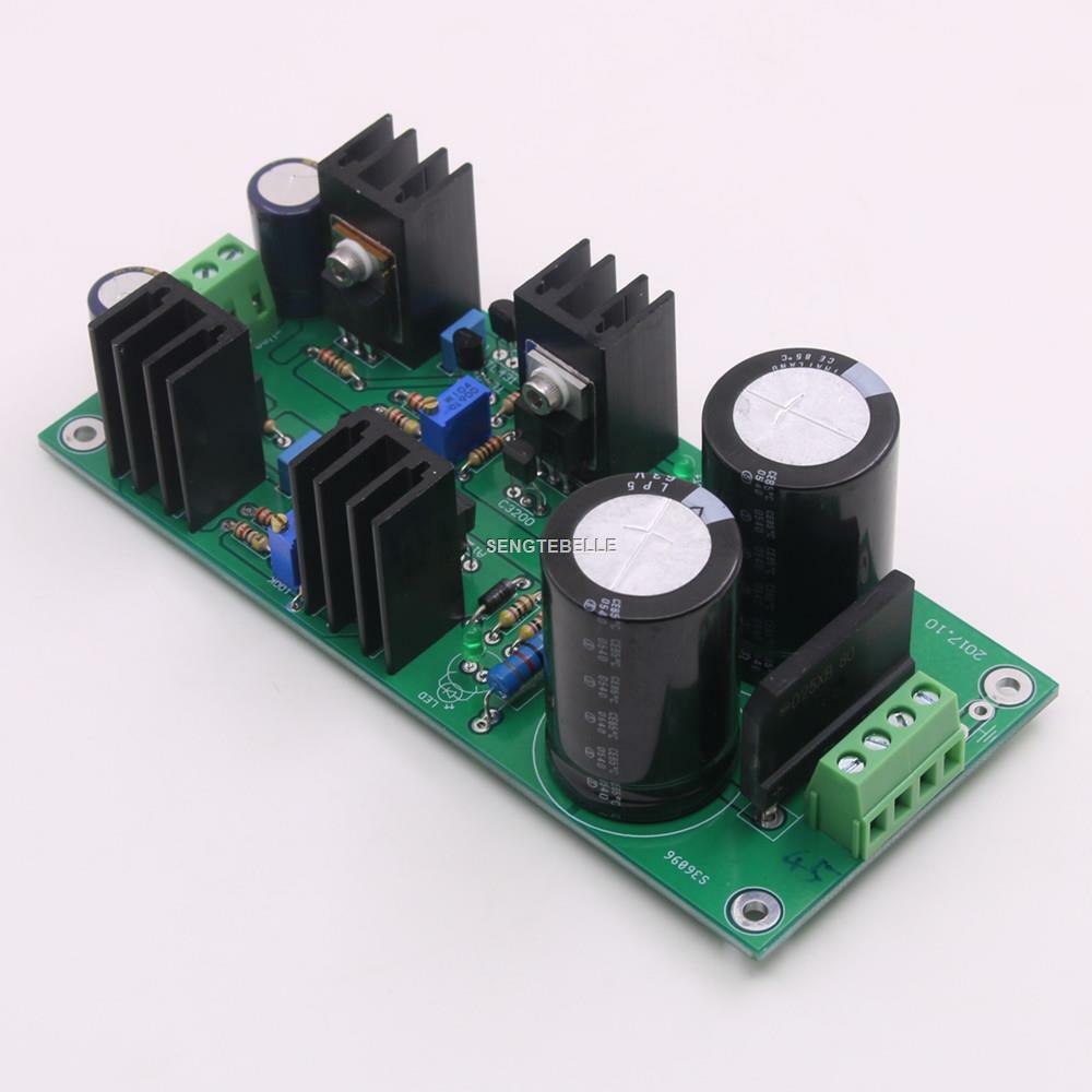Assemble low noise precision class A shunt regulated power supply board ...