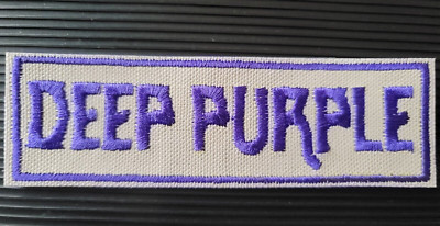 Deep Purple embroidered Iron on patch (Black Sabbath, Rainbow, Dio, whoosh!) | eBay