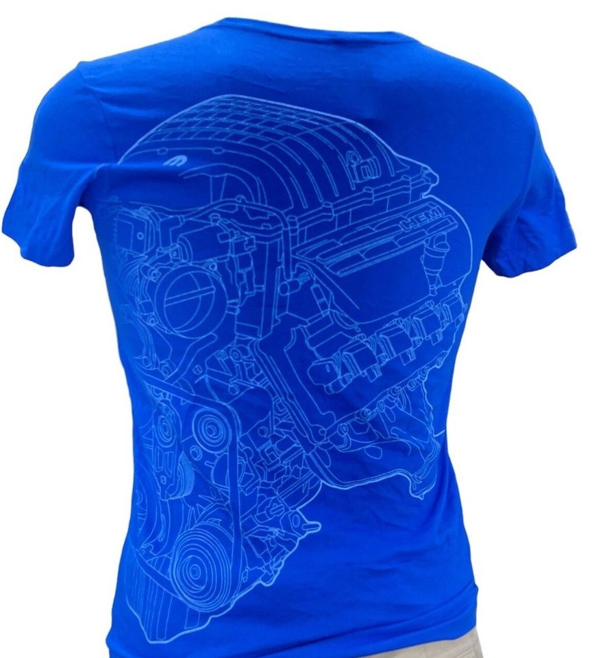 Men’s MOPAR 426 Crate Engine Short Sleeve Royal Blue T-Shirt NWT Choose ...