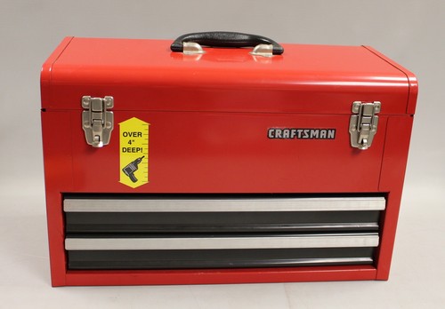 Craftsman 2 Drawer Mechanic's Tool Storage Chest Box - 706.653311 ...