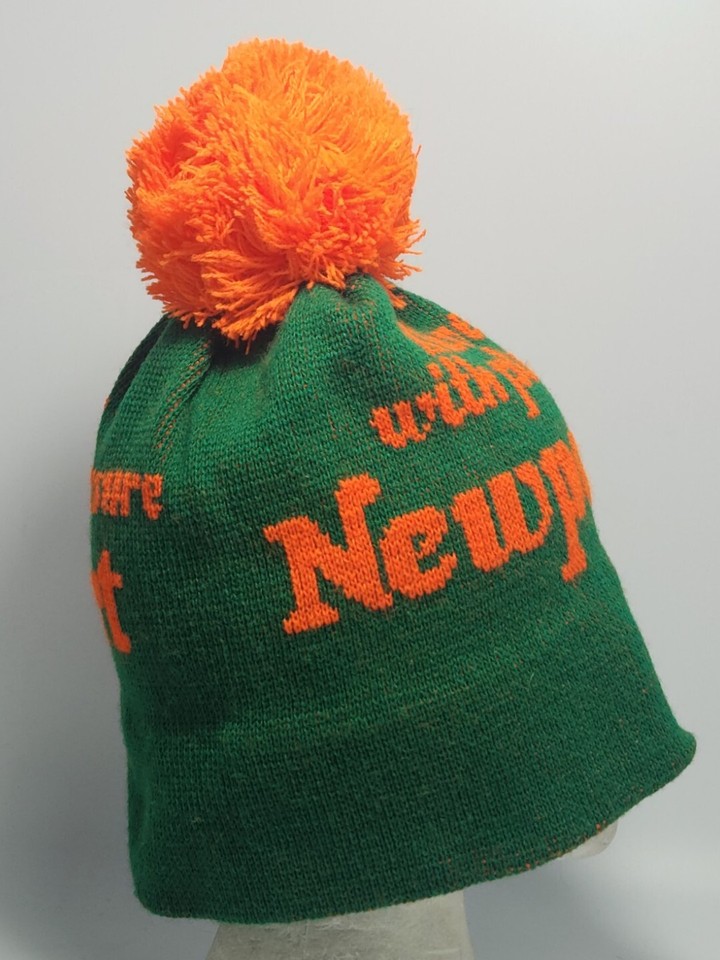 Vintage Newport Cigarettes Promo Knit Cap, Beanie "Alive With Pleasure ...