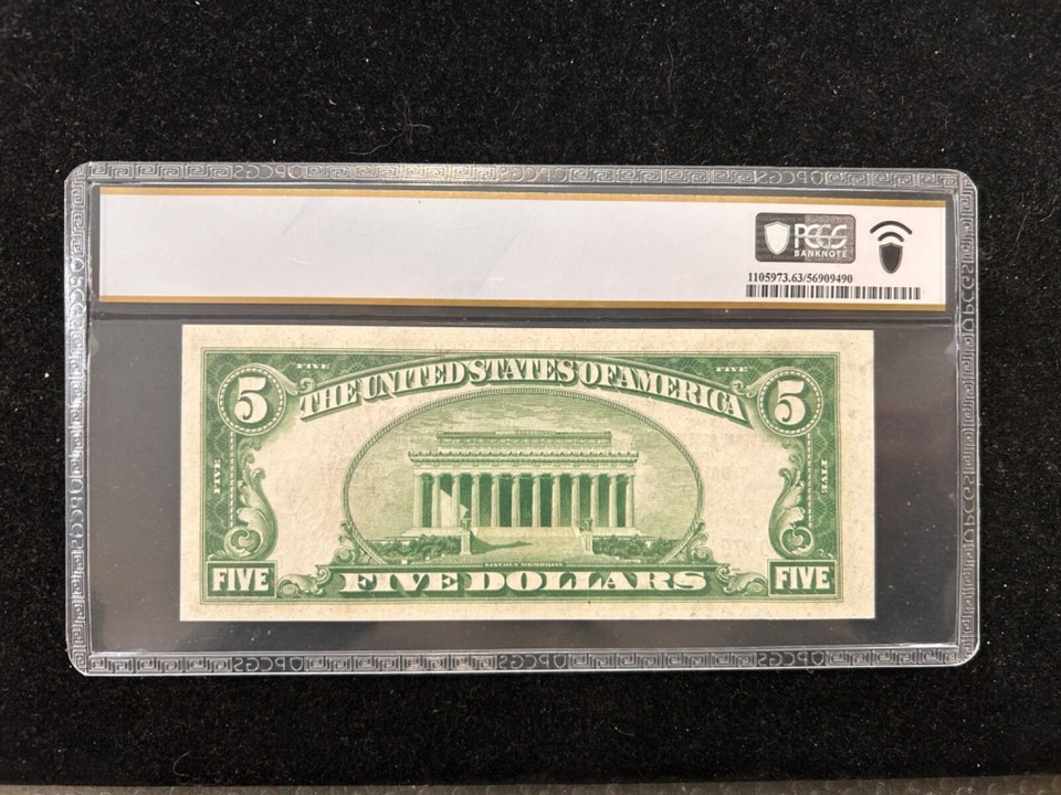 1929 $5 National Currency Dallas Texas Fr 1850-K PCGS 63 Choice ...