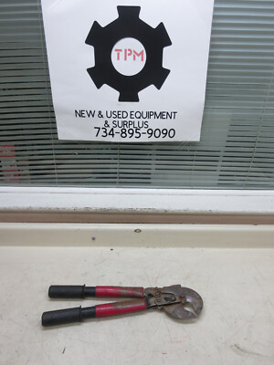 GMP 75249 750 MCM Ratchet Ratcheting Cable Cutter Used Free Shipping | eBay