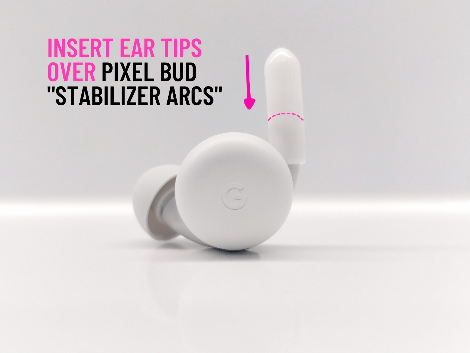 Google Pixel Buds Ear Tips Wingtip Stabilizers Extender Ear Hooks ...