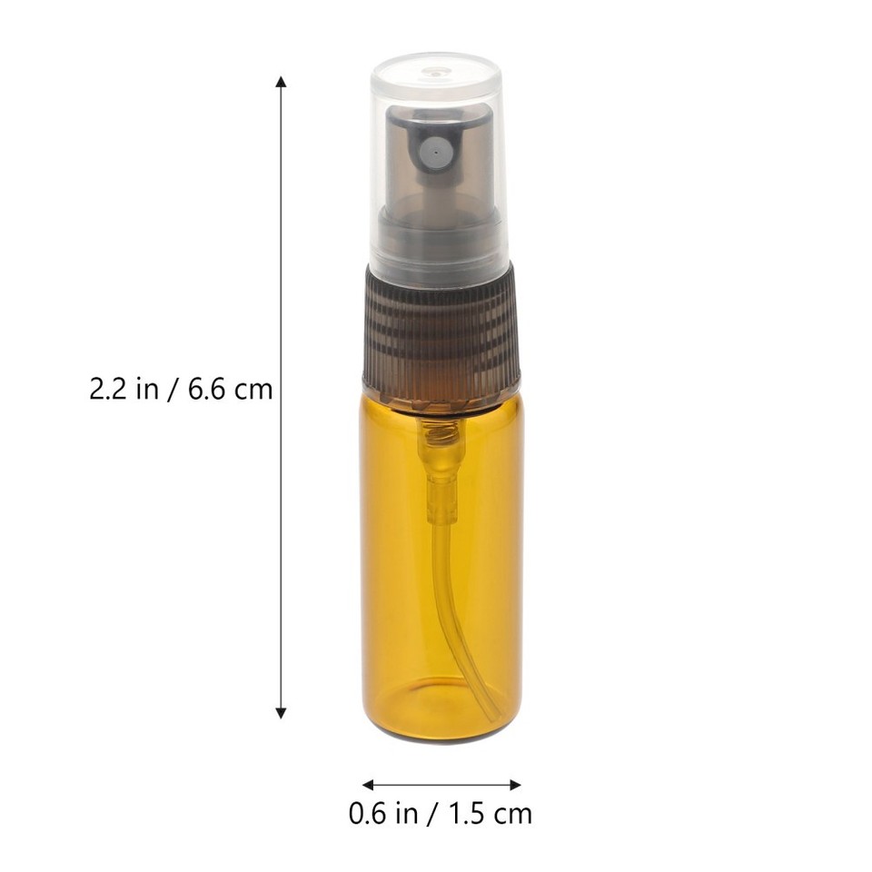 10 Pcs Perfume Sample Bottle Small Glass Bottles Refillable Spray ...