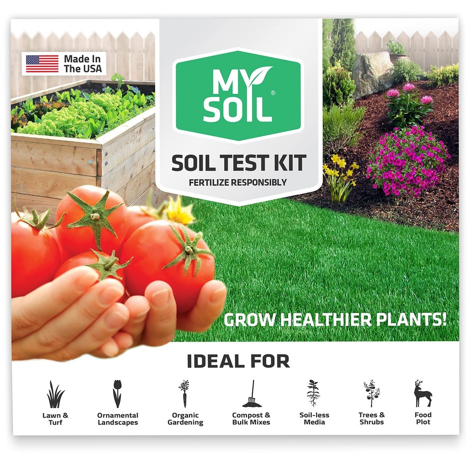 MySoil Soil Test Kit, Unlock Your Lawn & Garden Potential, Complete ...