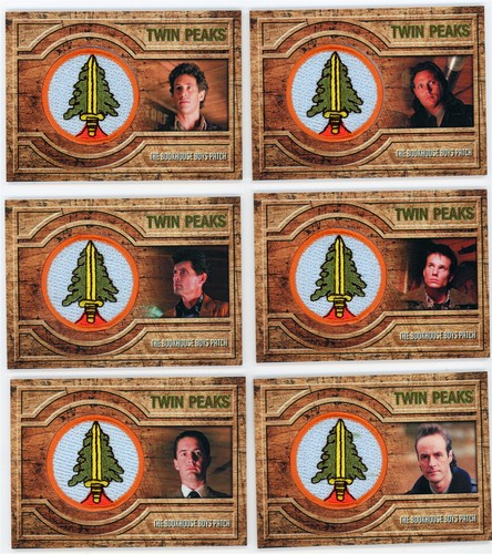 Twin Peaks Log Lady Chronicles Bookhouse Boys Patch Cards 6 card set ...
