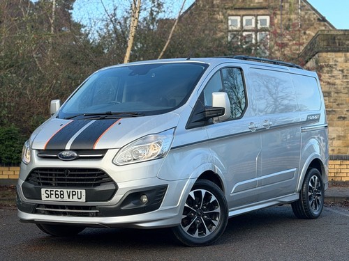 2018 Ford Transit Custom 2.0 Diesel Sport 170HP Silver Panel Van SWB NO ...