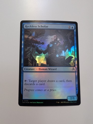 MTG - Reckless Scholar (Foil) - Innistrad Remastered NM/M Condition | eBay