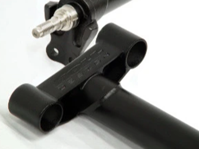 Roll Design Black Extended Height Steering Stem Honda TRX250R TRX 250R ...