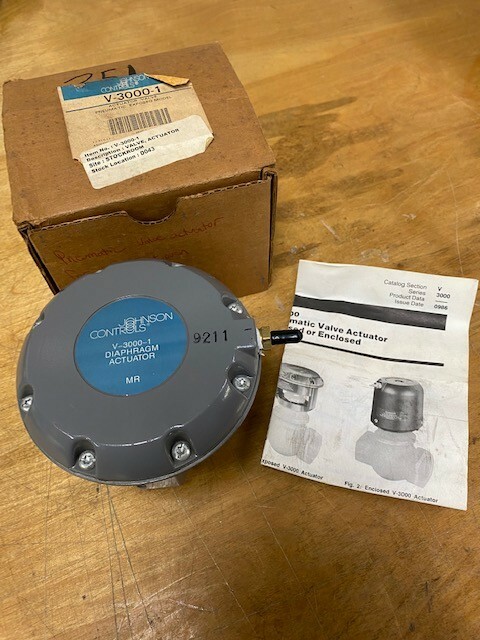 Johnson Controls V-3000-1 Pneumatic Valve Diaphragm Actuator | eBay