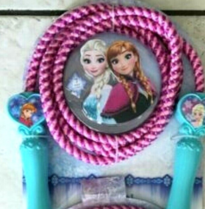 DISNEY FROZEN ELSA & ANNA HEAVY DUTY 7 FOOT JUMP ROPE JUMPING ROPE ...