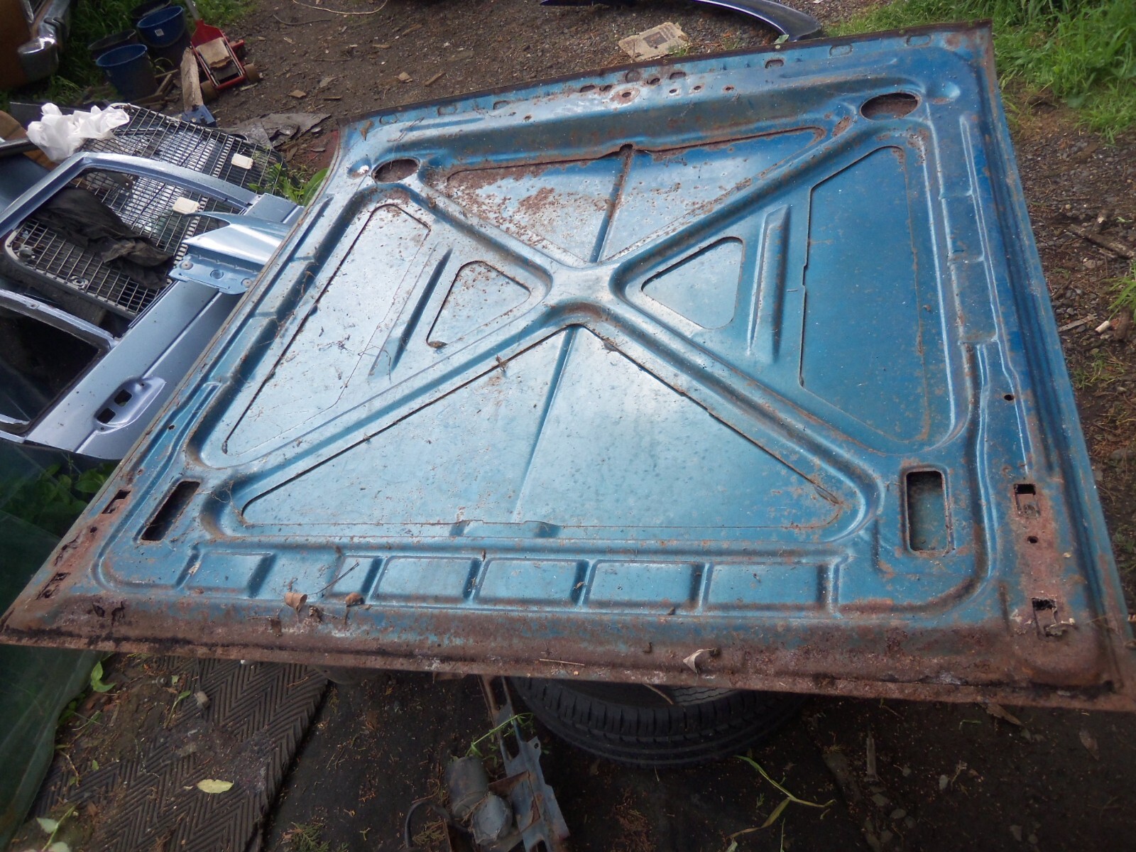 FORD BONNET FOR XW XY FALCON ZC ZD FAIRLANE RUSTY. WILL FIT XR XT ZA ZB ...