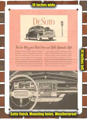 Metal Sign - 1947 DeSoto (Sign Variant #2) | eBay