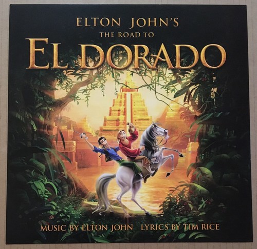 ELTON JOHN Rare VINTAGE 2000 DOUBLE SIDED PROMO POSTER FLAT 4 El Dorado ...