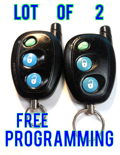 LOT OF 2 PURSUIT KEYLESS REMOTE START KEY FOB CLICKER TRANSMITTER ...