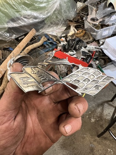 1958 Chevrolet 58 Chevy Impala Rear Quarter Panel Side Emblem Badge ...