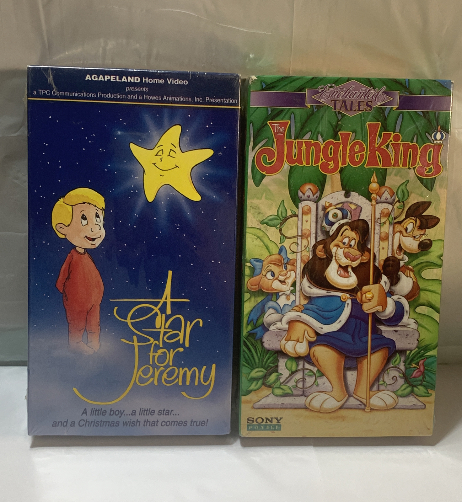 A Star For Jeremy Rare Family Animation VHS 1982 The Jungle King 1994 ...