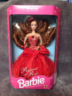 Radiant in Red Barbie Doll Toys R Us Special Edi #1276 New NRFB 1992 ...