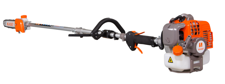 KASEI 43cc 10 Feet Gas Articulating Hedge Trimmer Chainsaw Brush cutter ...