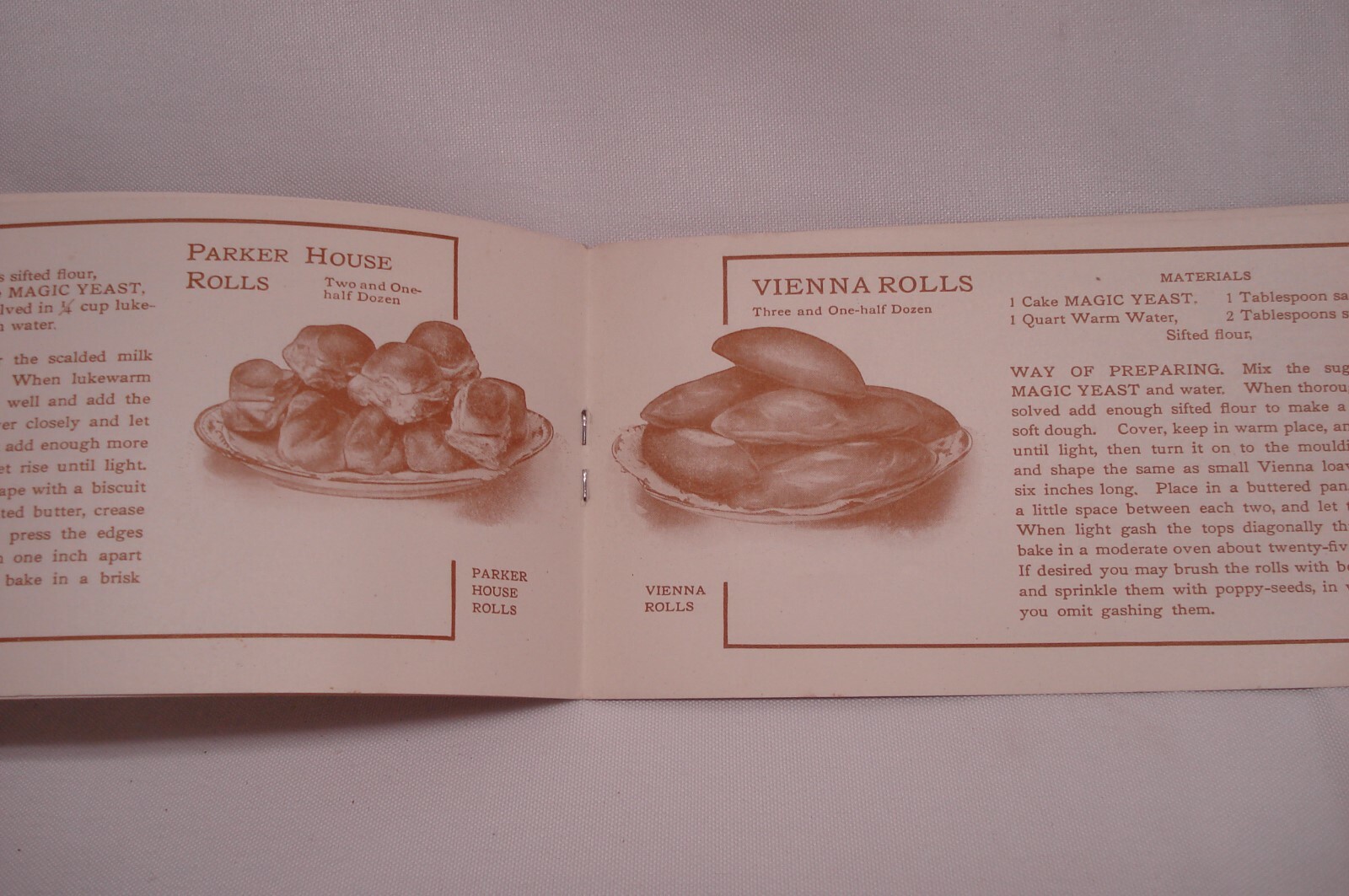 1930'S? MAGIC YEAST RECIPES NORTHWESTERN YEAST CO CHICAGO BOOKLET | eBay