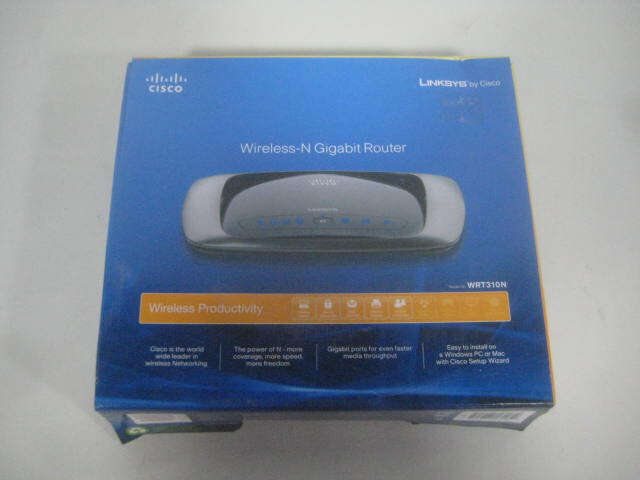 LINKSYS CISCO WRT310N 6.75 MBPS 4-PORT GIGABIT WiFi WIRELESS N ROUTER ...