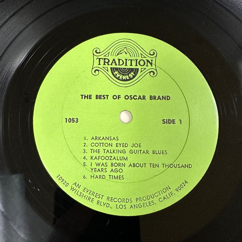 The Best of Oscar Brand LP Record Oscar Brand Vinyl 33 RPM | eBay