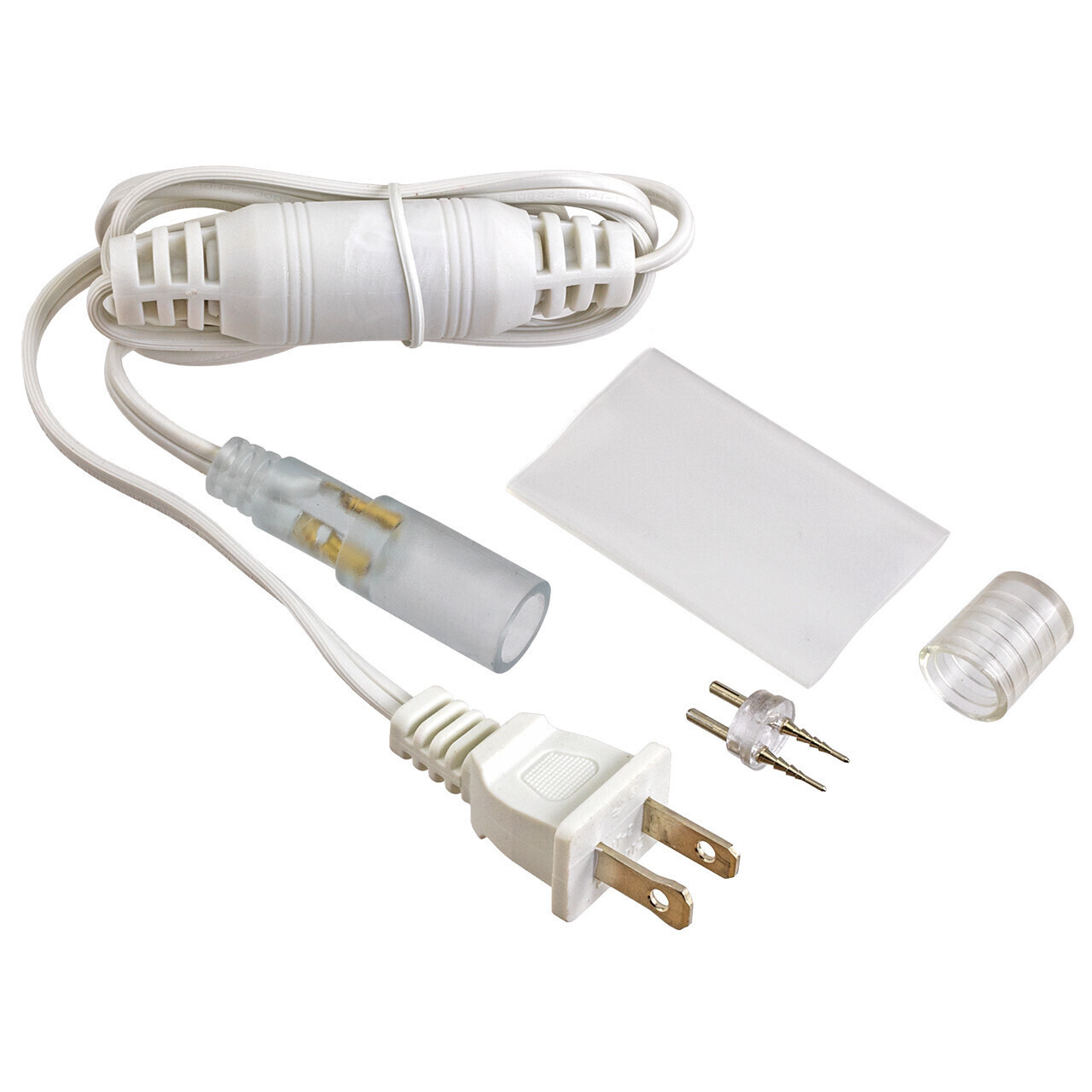 Standard 120 Volt 5 Foot LED Rope Light Power Cord Kit - White | eBay