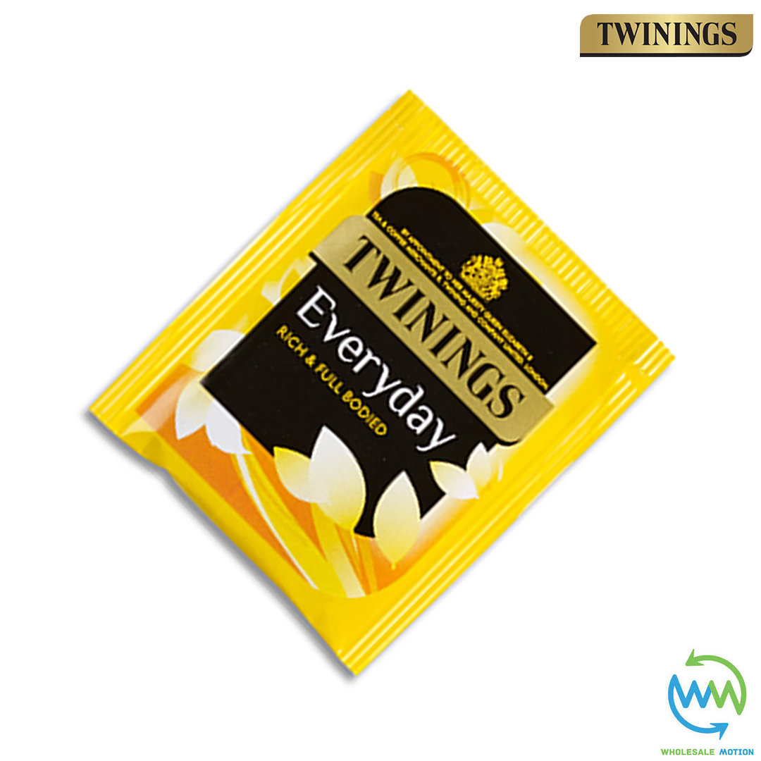 TWININGS Everyday Tea Bags SACHETS Individual ENVELOPED Tagged Bag 100% ...
