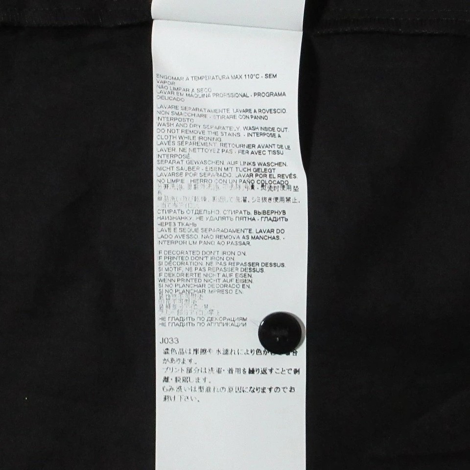 Maison Margiela MM6 Reverse Logo Shirt Dress Black S38 Used Good | eBay