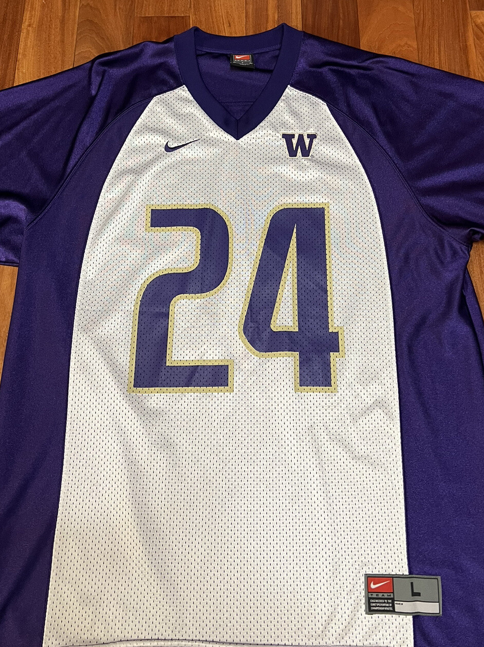 Vintage Washington Huskies Nike Football Jersey Embroidered Mens Size ...