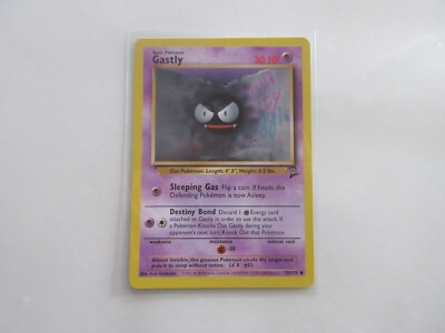 Gastly Base Set 2 Pokemon Card LP | eBay