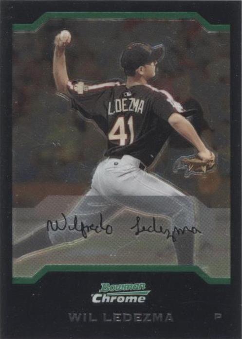 2004 Bowman Draft Picks & Prospects - Chrome Wil Ledezma #BDP123 for ...