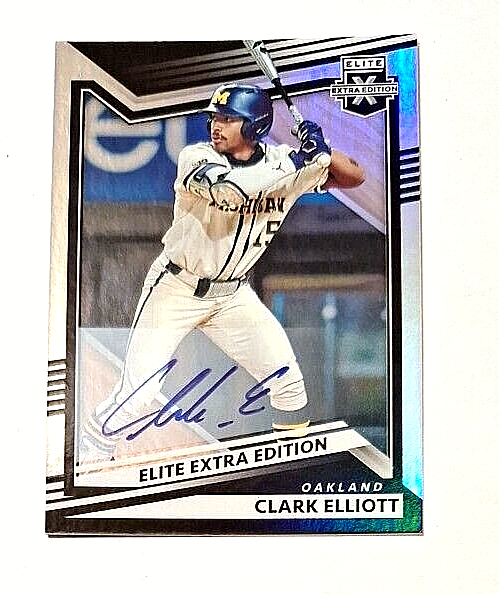 2023 Elite Extra Edition Prospect Signatures #69 Clark Elliott XRc Auto ...